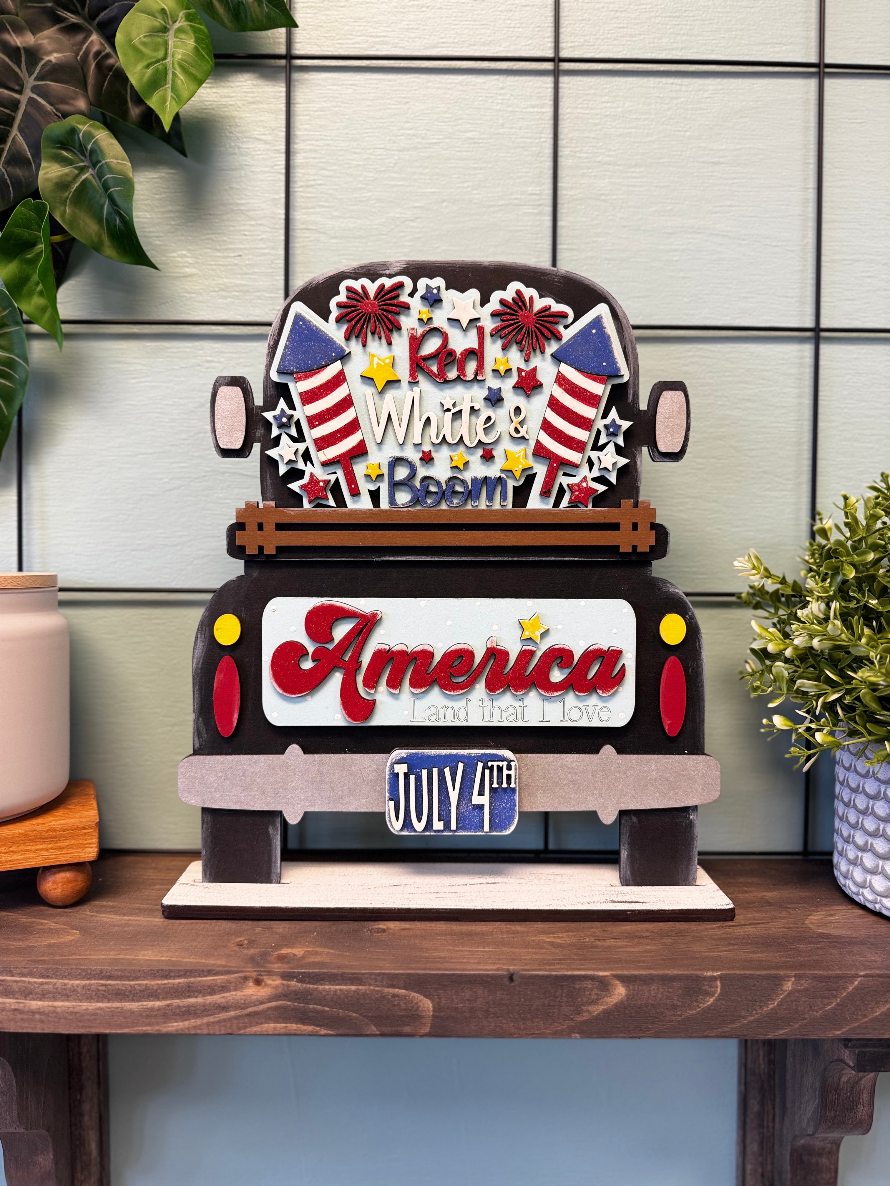 Truck Insert- 4th of July 2 HSH01023 – Hammer and Stain Haddon